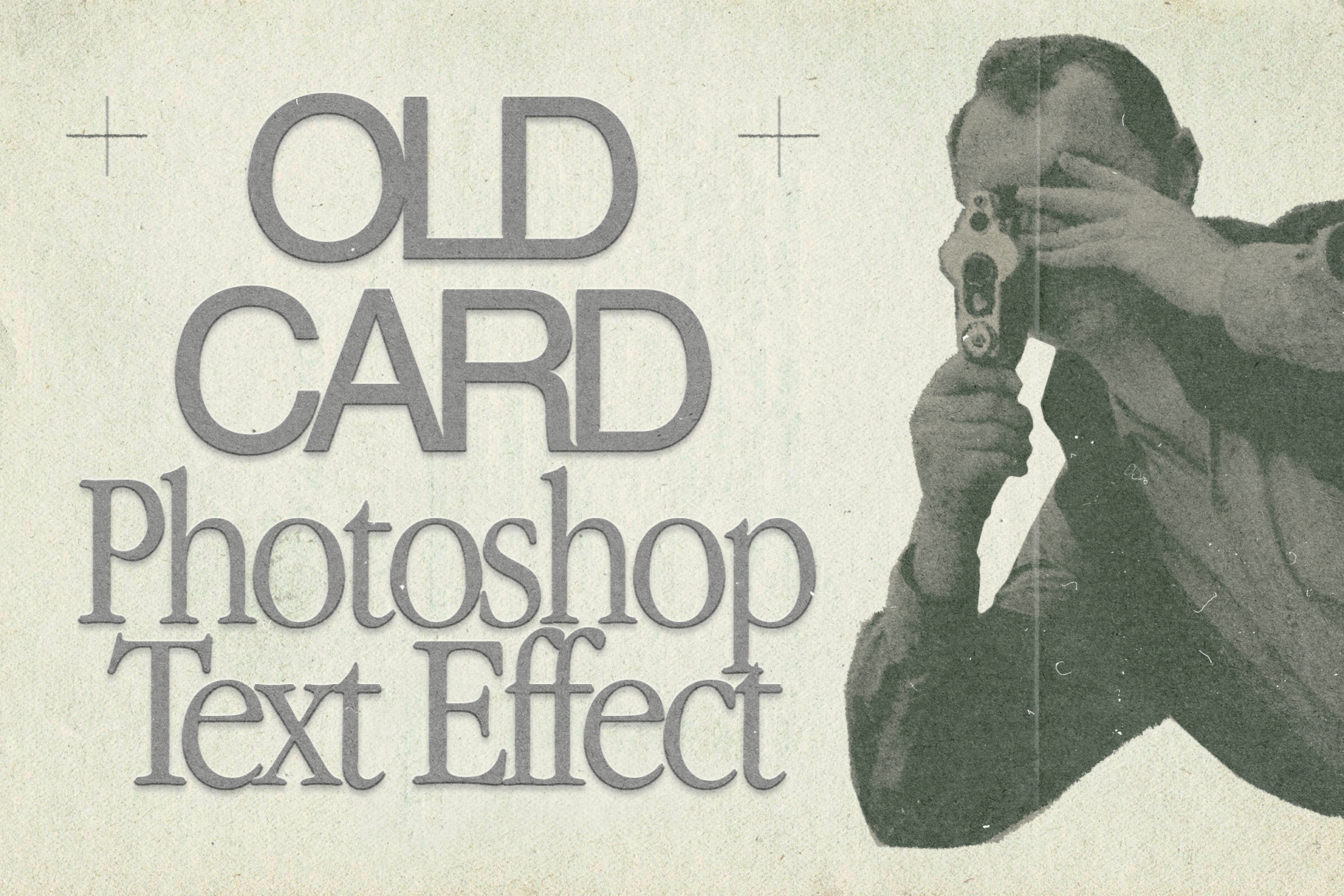 Old Card Text Effect, a Layer Style Add-On by Goodies.Buro | Creative ...