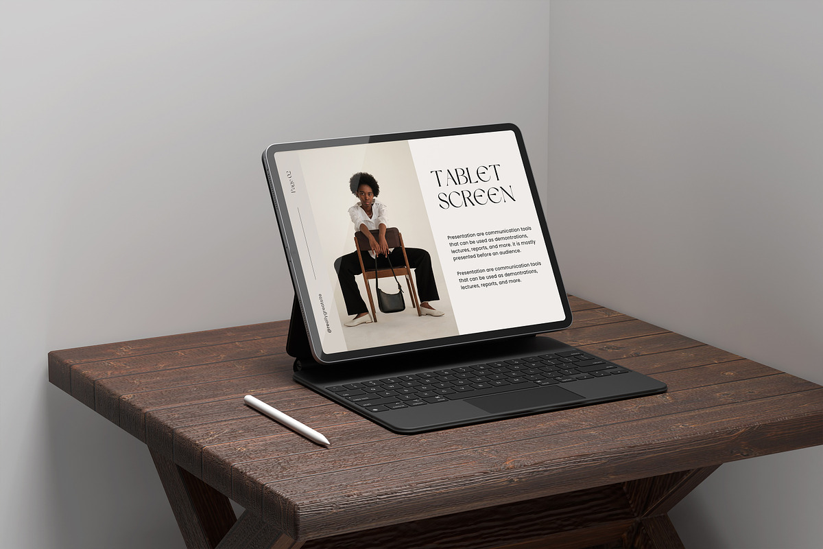 Realistic Laptop and Tablet Mockup