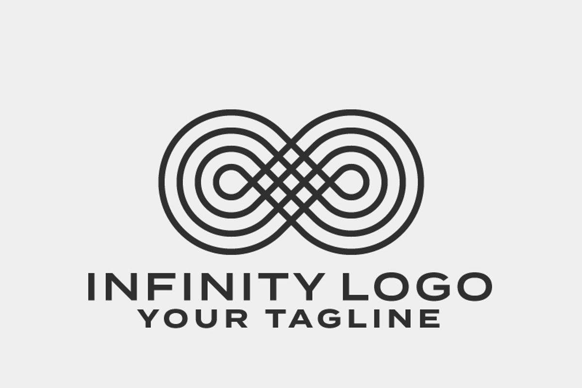 Infinity Symbol Logo Template, a Branding & Logo Template by psdblast