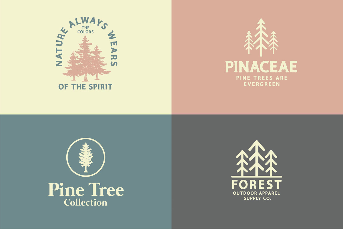 Pine Trees, an Object Graphic by SkutSkuy Graphic
