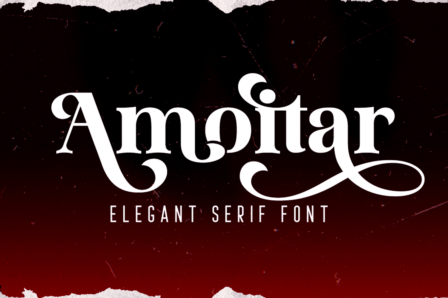 Amoitar Font, a Serif Font by 177Studio