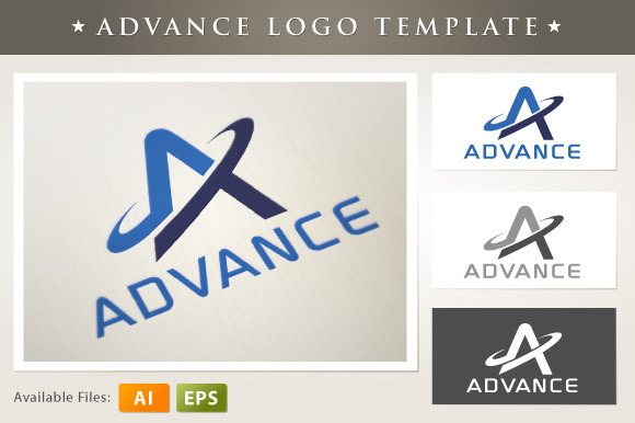Advance Logo, a Branding & Logo Template by mikailain