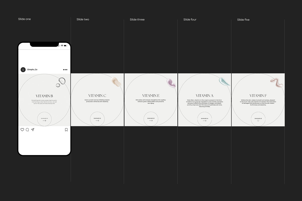 CANVA & PS/Skin Care Social Media, a Social Media Template by Simple có