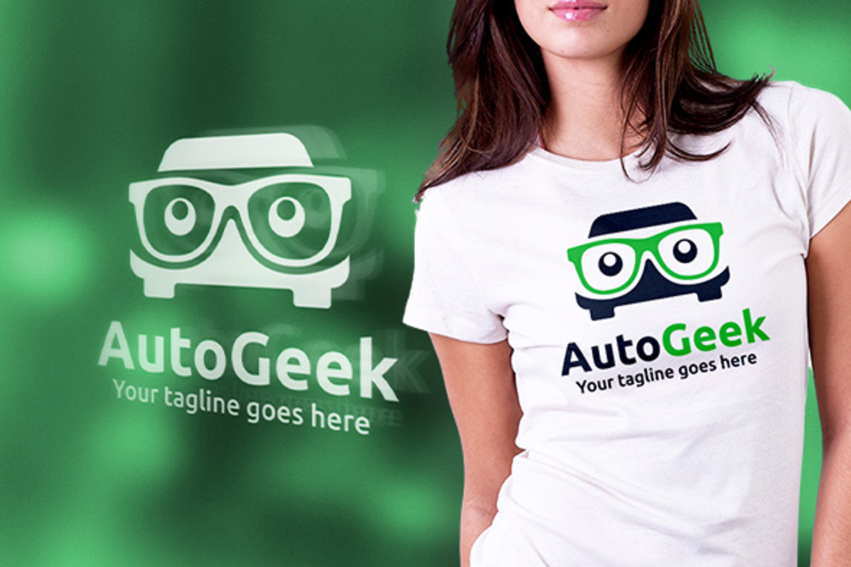 Auto Geek Logo, a Branding & Logo Template by WheelieMonkey