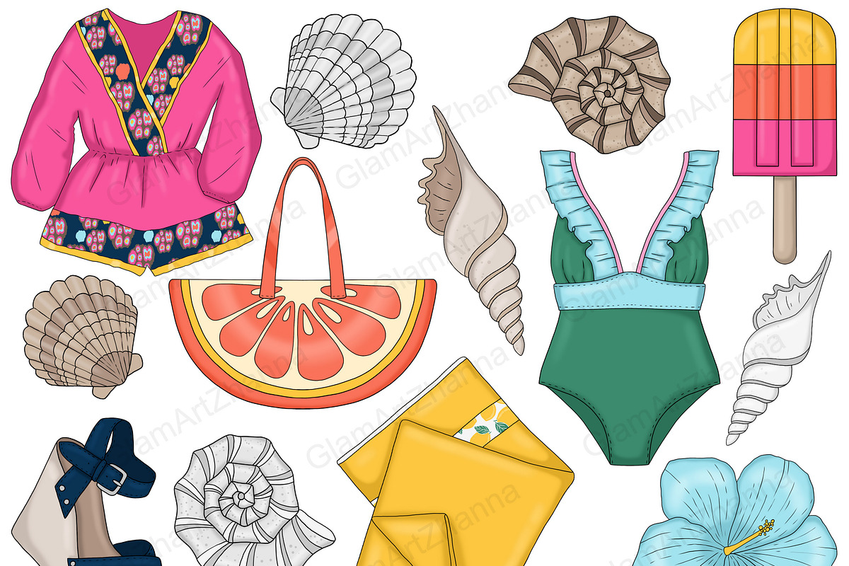 Summer Clip Art Bundle