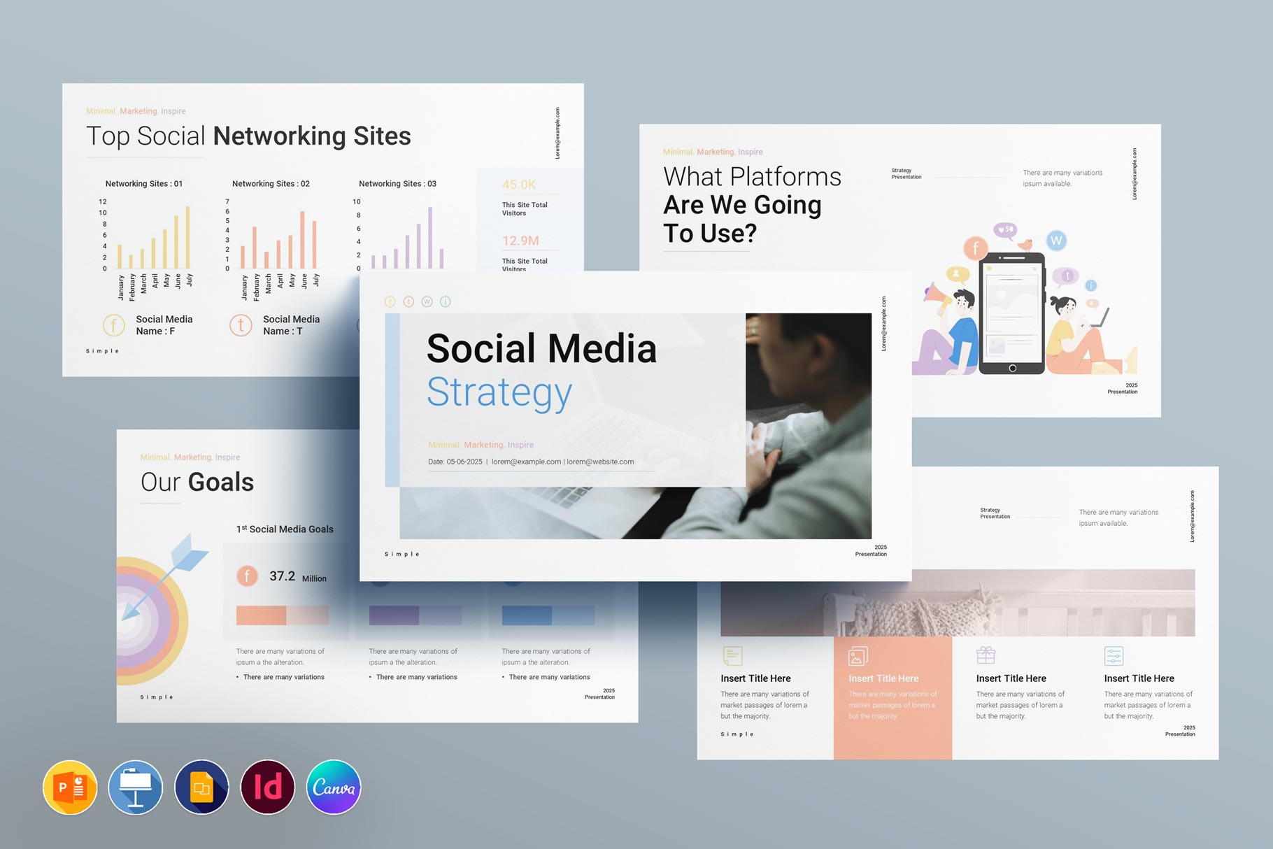 Social Media Strategy Presentation, a Presentation Template by ...