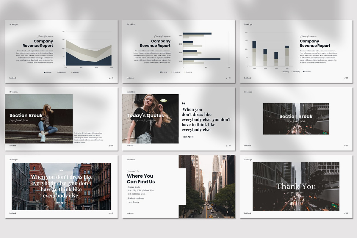 Brooklyn - Powerpoint Template, a Presentation Template by deasign