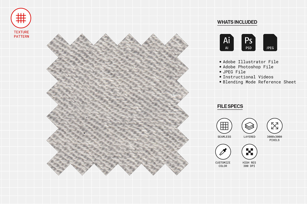 French Terry Seamless Texture, a Pattern Graphic by Swatch Supply