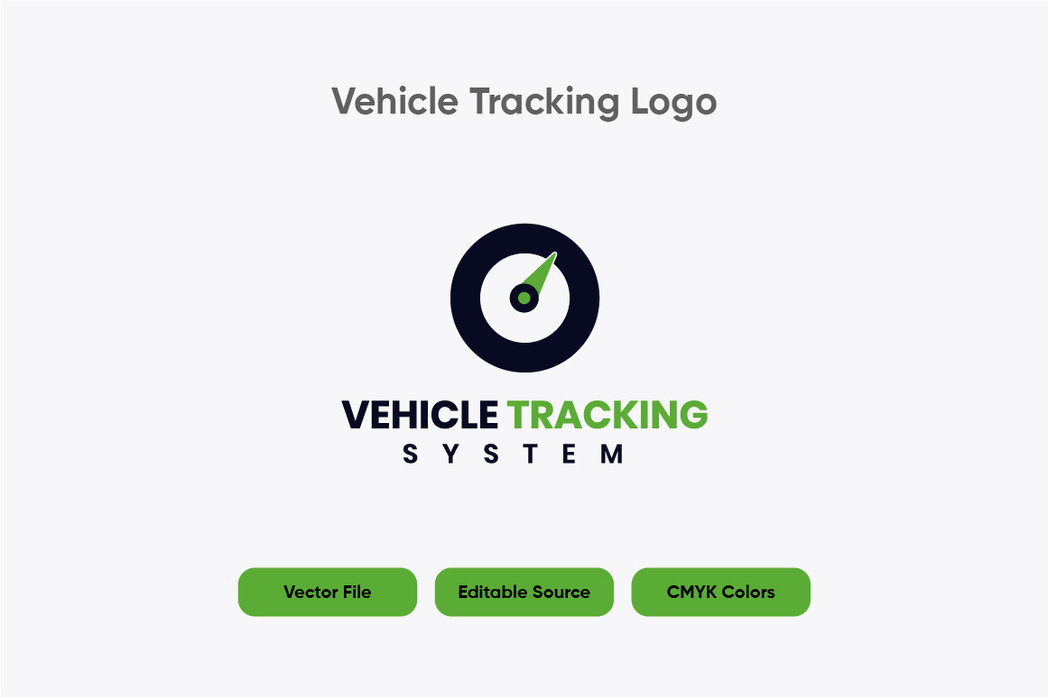 Vehicle Tracking Logo, a Branding & Logo Template by azadcsstune