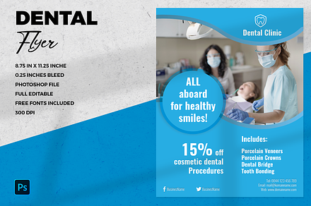 Laboratory Flyer, a Flyer Template by UNIK Agency