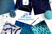 Blue Ocean Pattern Textures, a Pattern Graphic by Designbase | Creative ...