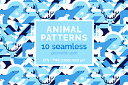 10 Seamless Animal Patterns