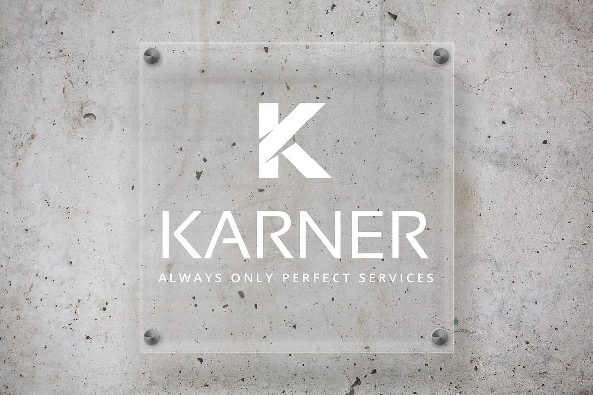 Korner Letter K Logo Template, a Branding & Logo Template by Tovarkovdesign