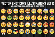 36 Vector Emoji Illustration Set 2, an Emoji Icon by Pingebat
