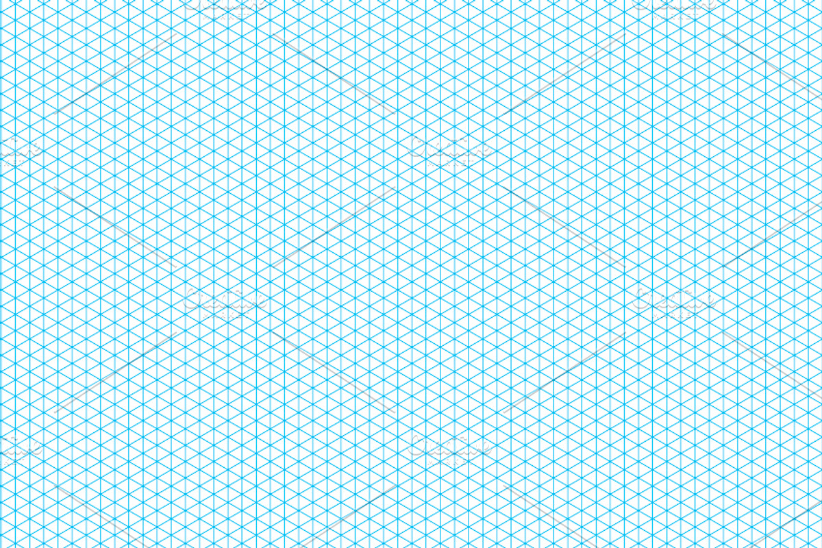Cyan isometric grid on a4 sheet, a Texture Graphic by BestPics