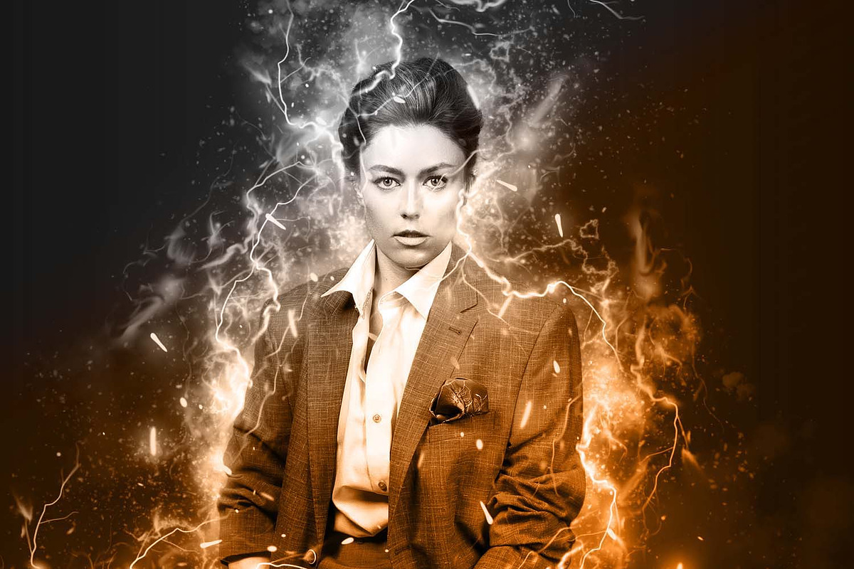 Electric Effect Photoshop Action