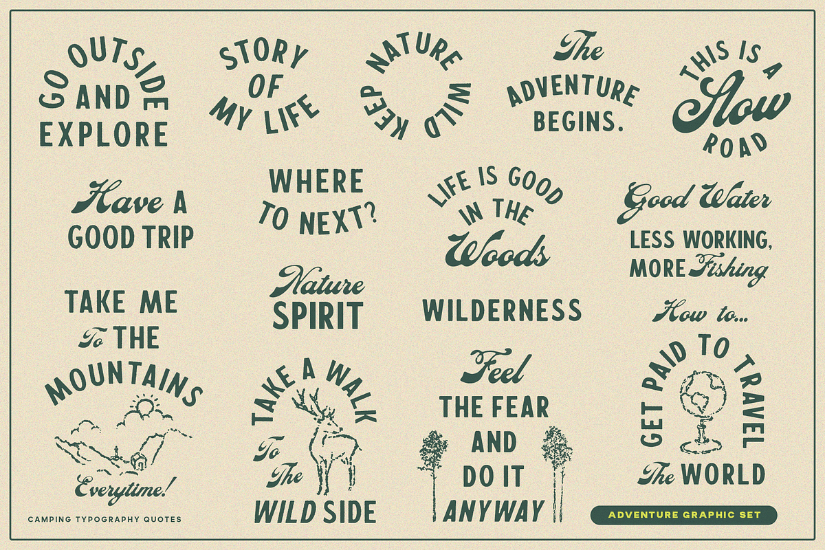 Adventure Graphic Set, a Graphic by Refolve Design