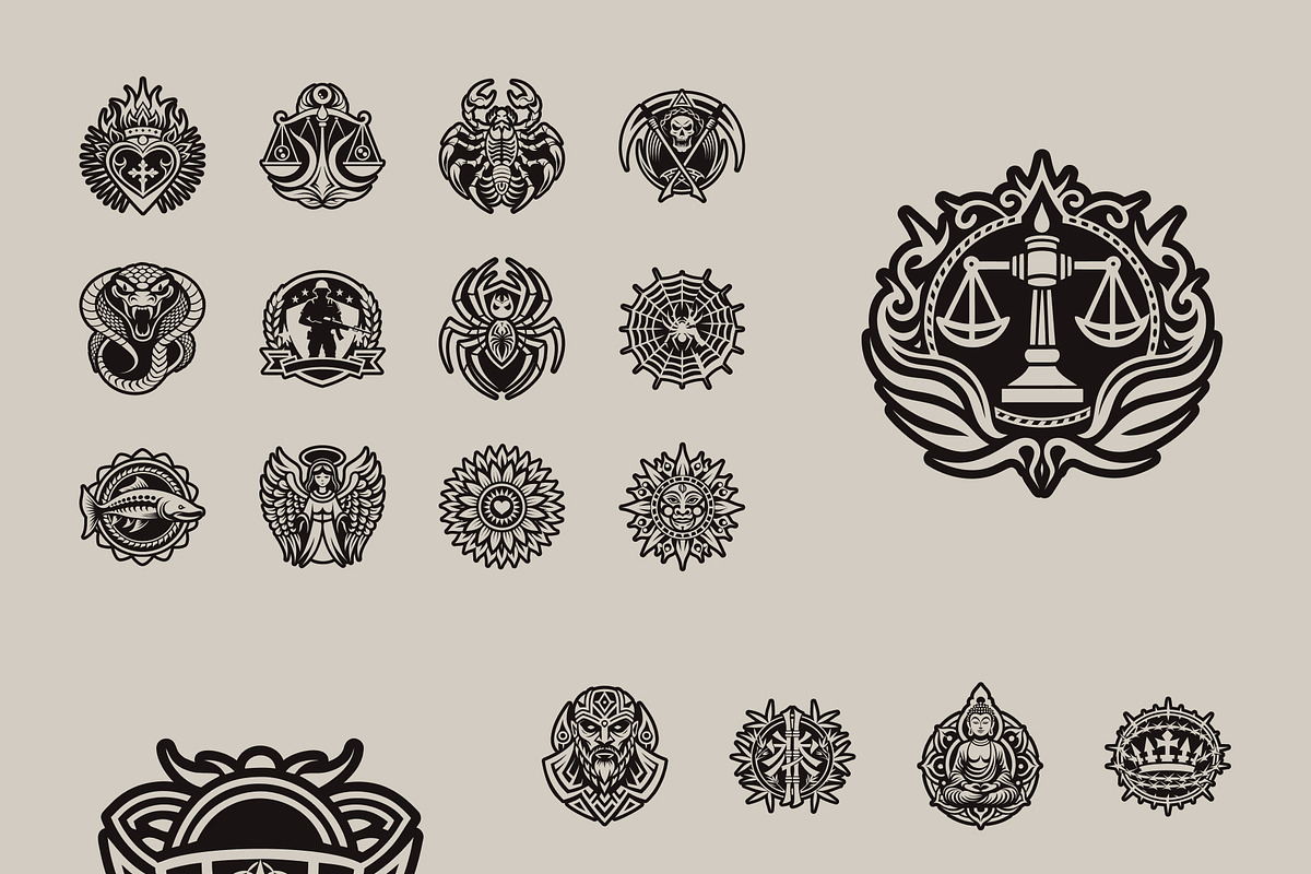 Russian Tattoos Icons