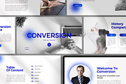 Conversion Powerpoint Presentation, a Presentation Template by slidenotion