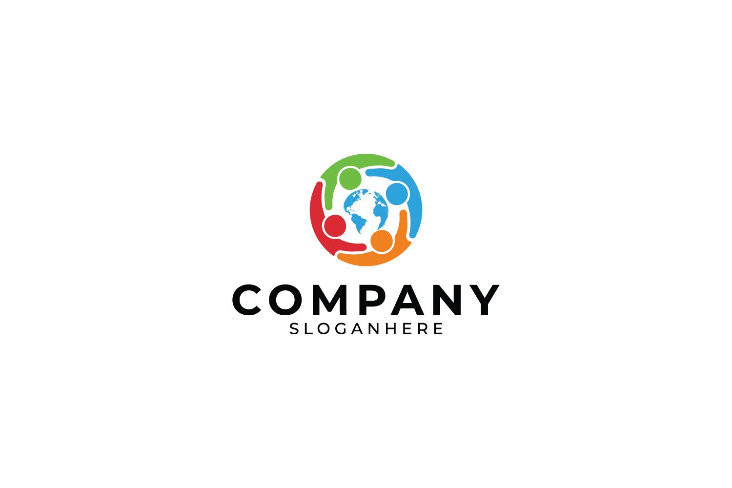 Colorful Community Logo, a Branding & Logo Template by Tumbuh Kerja