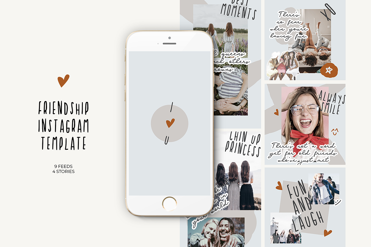 PSD | Friendship Blogger Instagram, a Social Media Template by Azruca