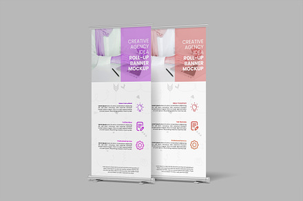 Promo Stand Mockup Set, an Advertising Mockup by Deeplab