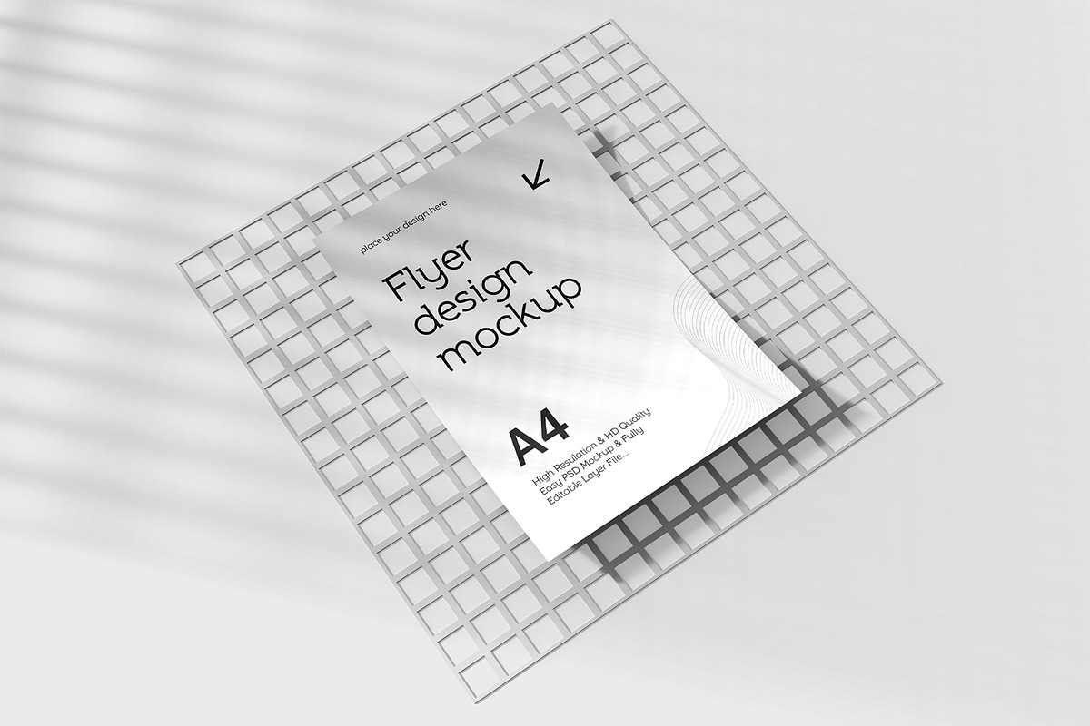 A4 Flyer Mockup Design