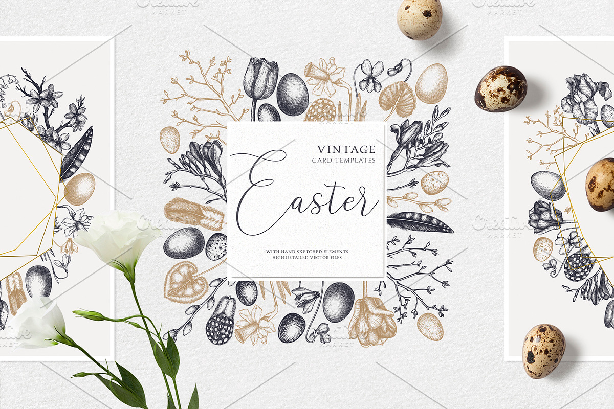 Easter Cards Templates Collection, a Card Template by Yevheniia