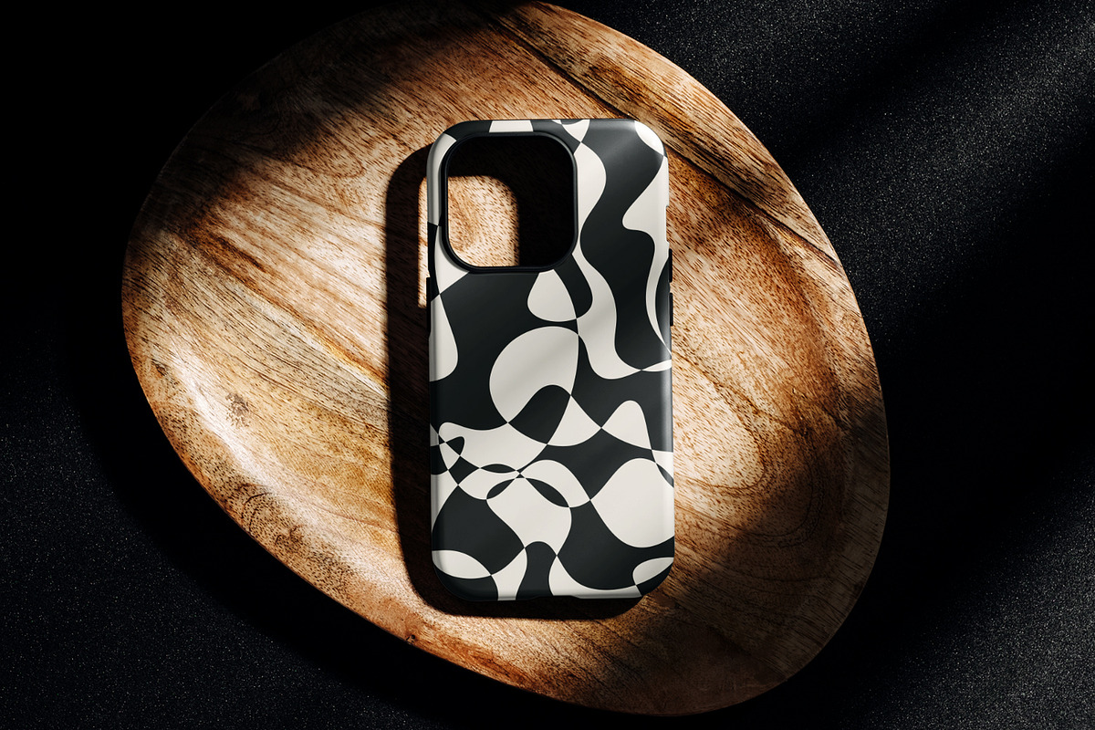 Abstract Wavy Print, a Pattern Graphic by MalyskaStudio