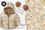 Rainforest pattern collection, a Pattern Graphic by Muriel Petitpattern