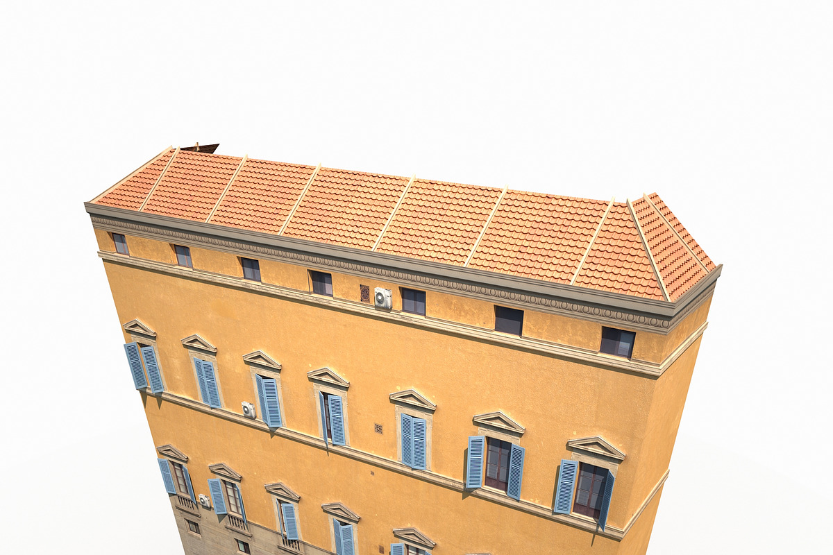 Building Facade 178 Low Poly, an Architecture 3D Model by Daniel Mikulik