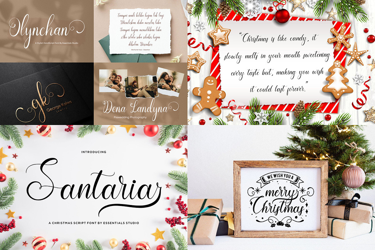 Modern Calligraphy Font Bundle, a Script Font by Essentials Studio | Creative Market