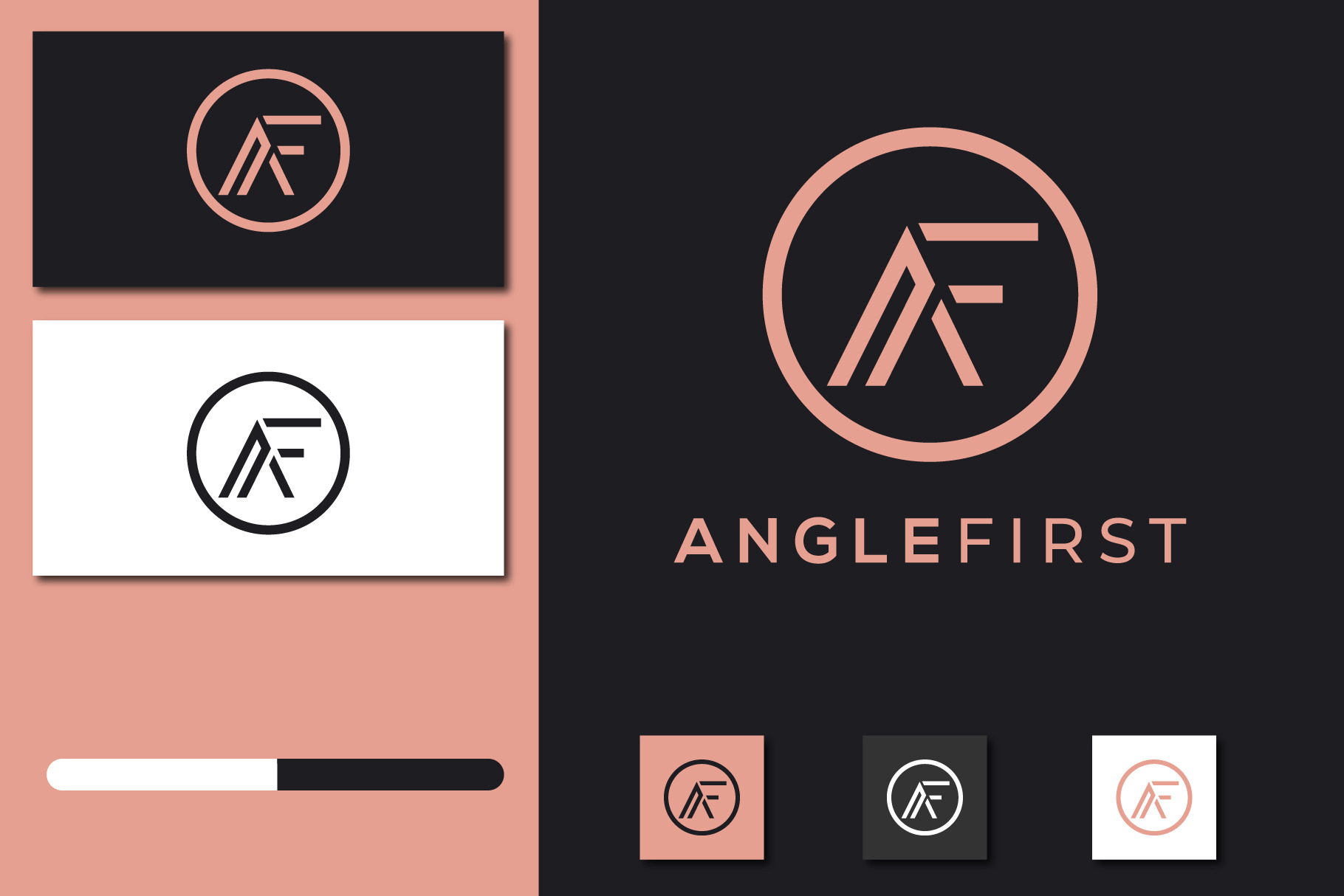 Monogram icon logo AF, a Branding & Logo Template by idesign_4u