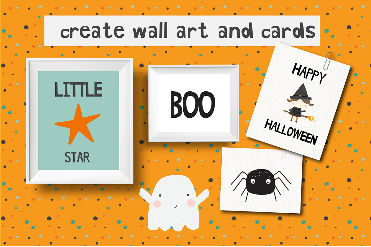 Halloween Fun clipart, an Illustration by Poppymoondesign
