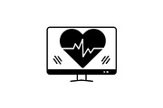 Ehealth healthcare icon, an Outline Icon by Creative priyanka