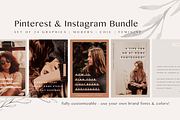 Pinterest & Instagram Bundle | SALE, a Social Media Template by molly ...