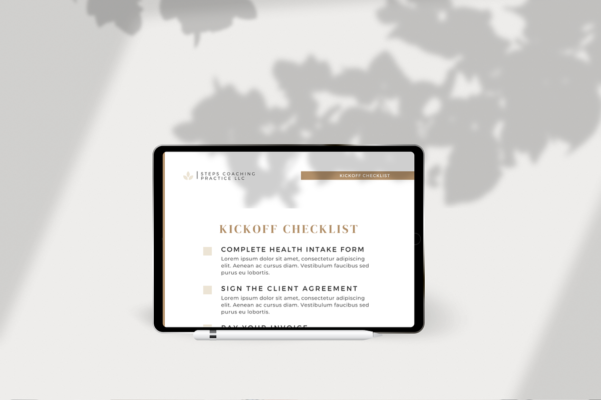 New Client Intake Form Canva, a Brochure Template by Designs by Darowan
