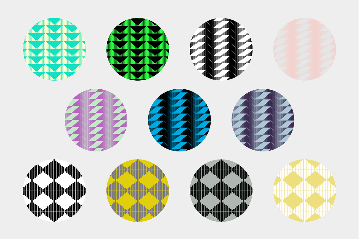 Simple Micro Geo Patterns, a Pattern Graphic by Hello Mart