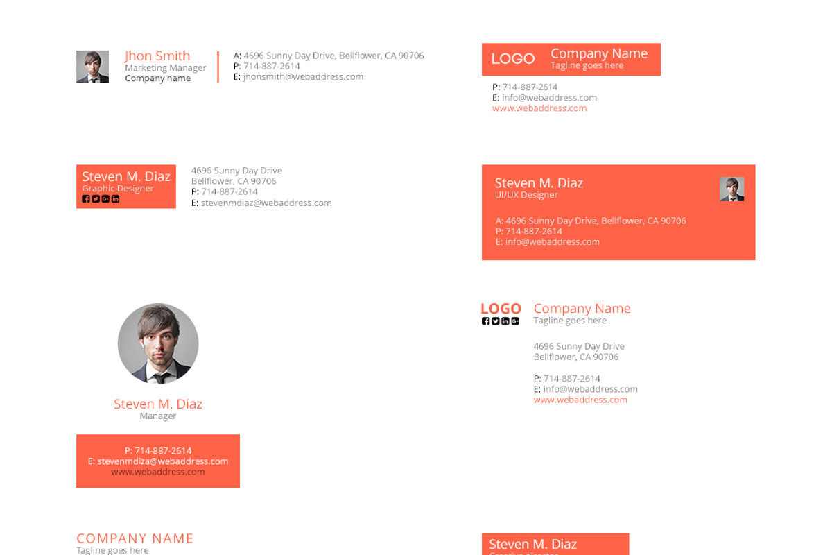 Email signature, a Templates & Theme by pixel_arc