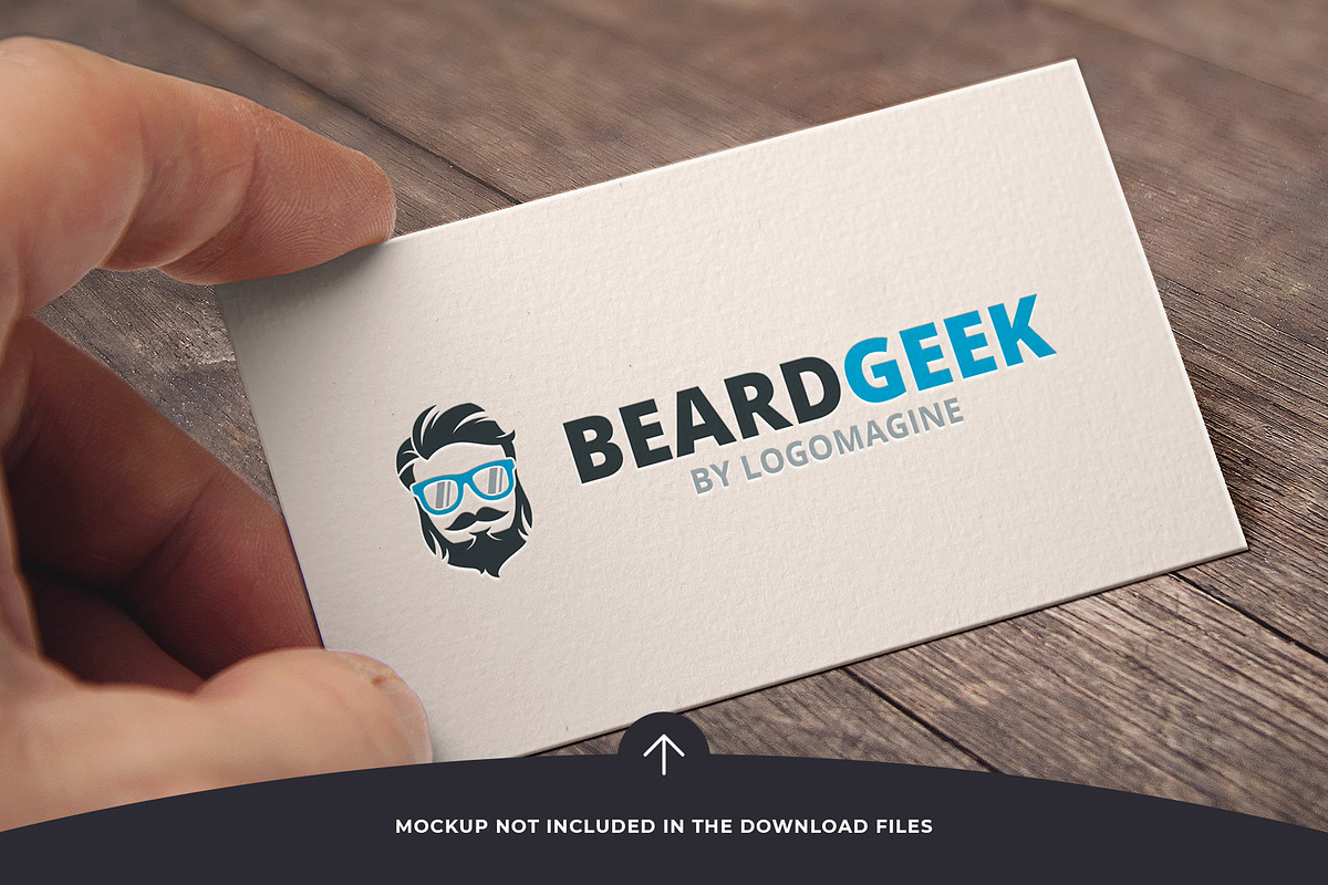 Beard Geek Logo Template, a Branding & Logo Template by LOGOMAGINE