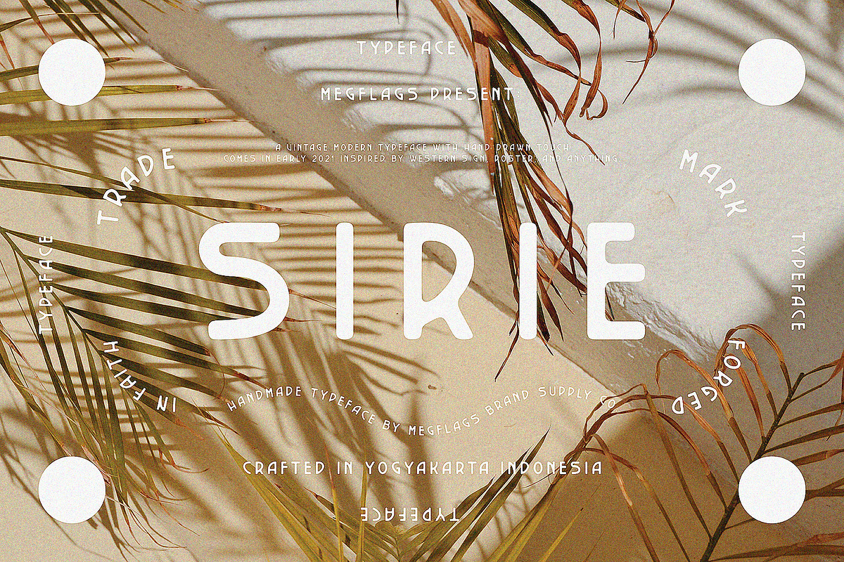 Sirie Typeface, a Sans Serif Font by Megflags