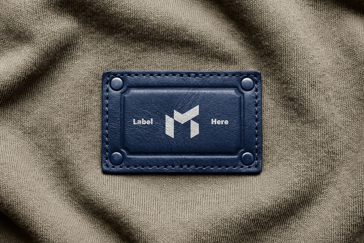 Leather Label Mockup, a Product Mockup by Design Squad
