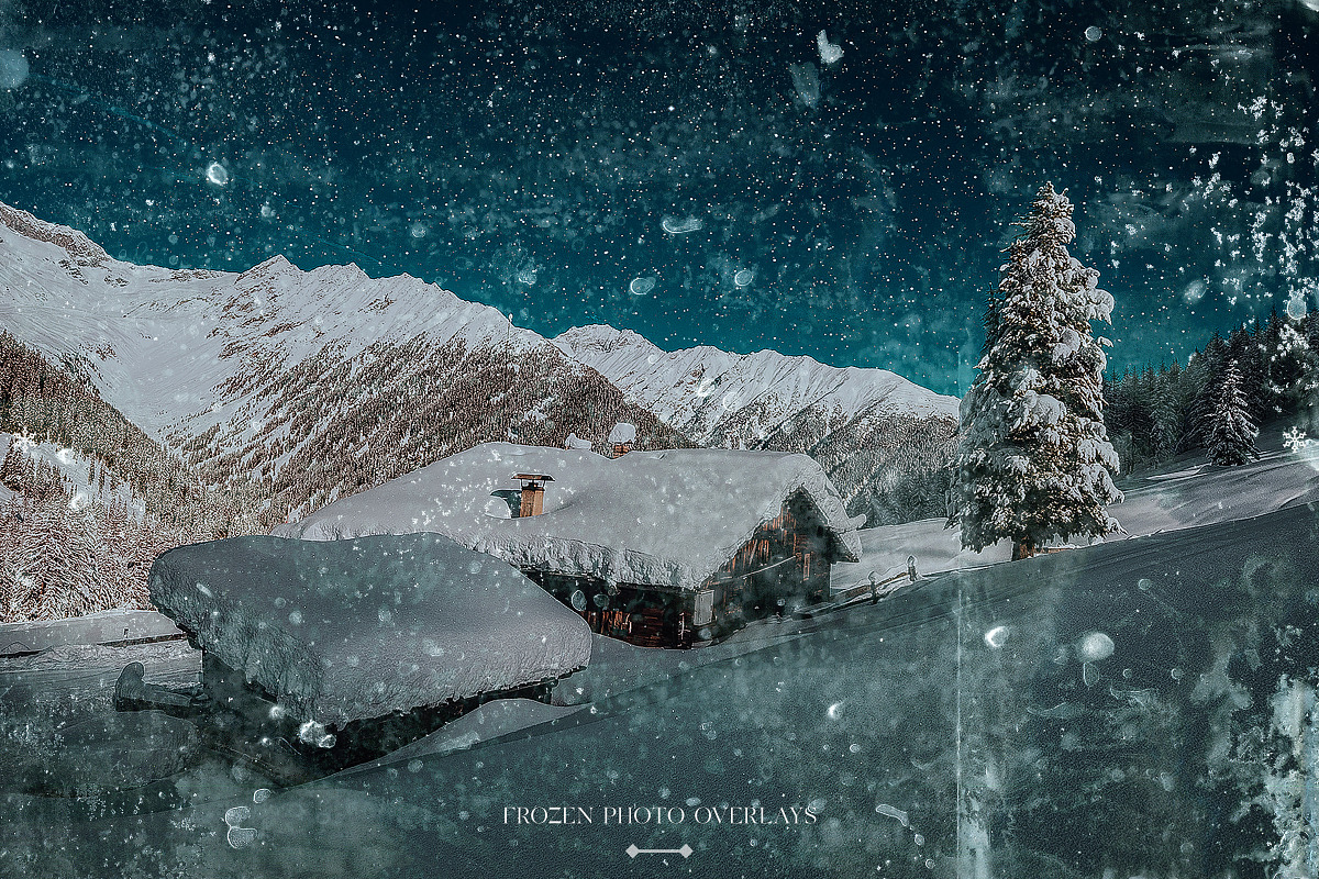 Frozen Photo Overlays, a Texture Graphic by Freezerondigital