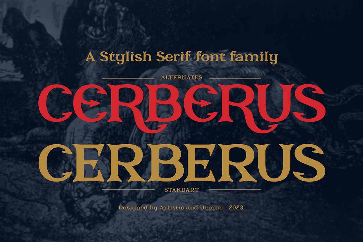 Cerberus - Serif font family