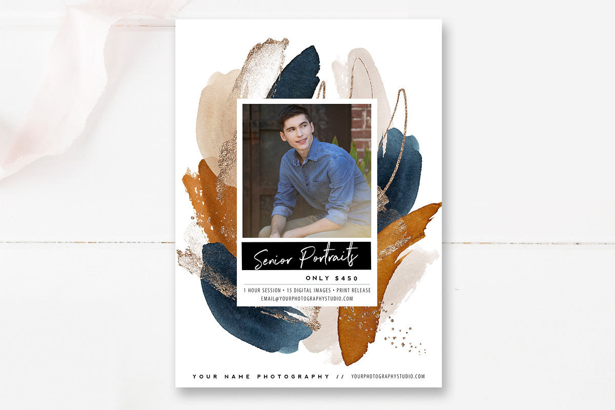 Senior Photo Sessions Template, a Flyer Template by By Stephanie Design