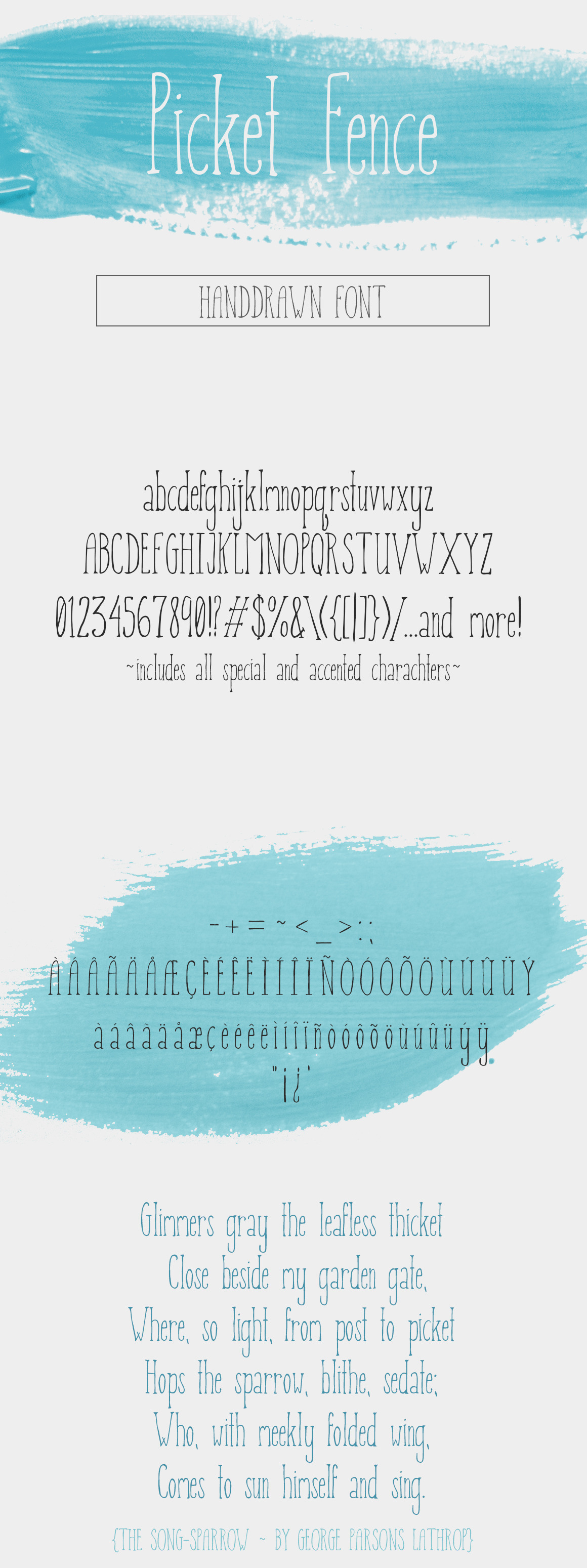 Picket Fence - Handdrawn Font, a Serif Font by plaidGecko | Creative Market