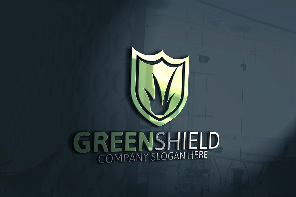 Green Shield Logo, a Branding & Logo Template by Josuf Media