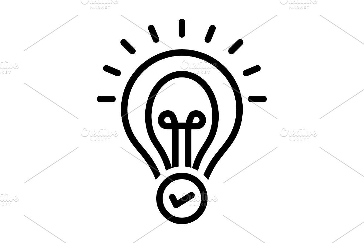 Conclusion inference black icon, an Outline Icon by Creative priyanka