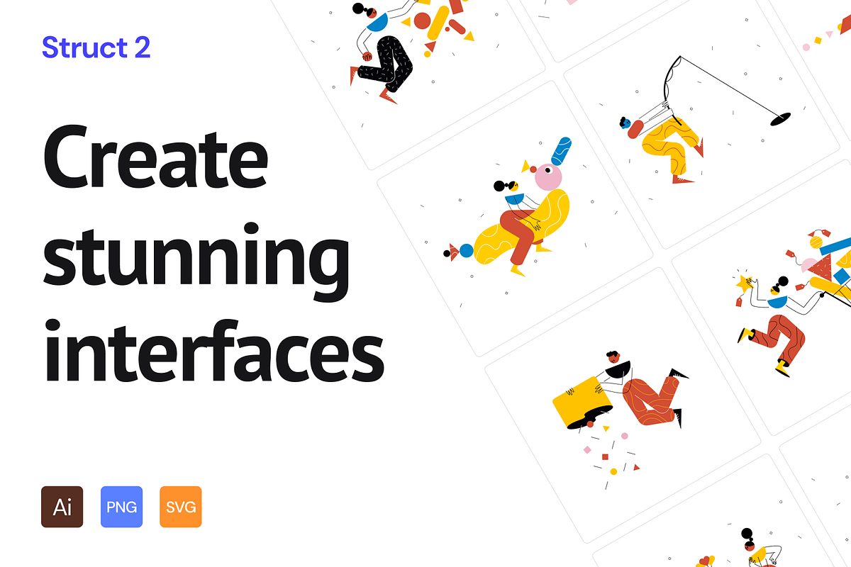 Struct 2 Illustrations, a Templates & Theme by Craftwork