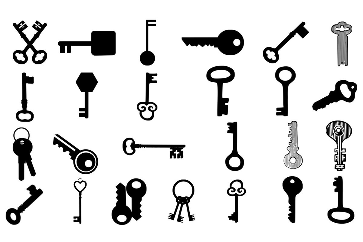 Key Silhouette, an Object Illustration by newminddesign